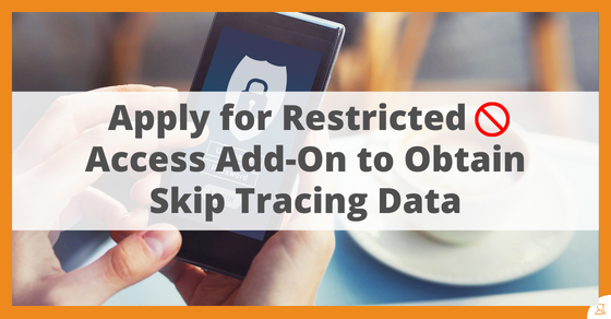 Application for Restricted Data Access - Skip Tracing